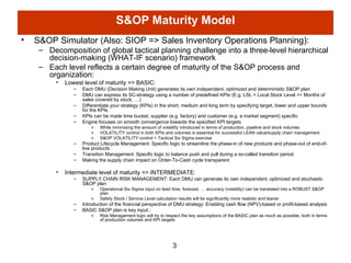 S&op maturity model | PPT