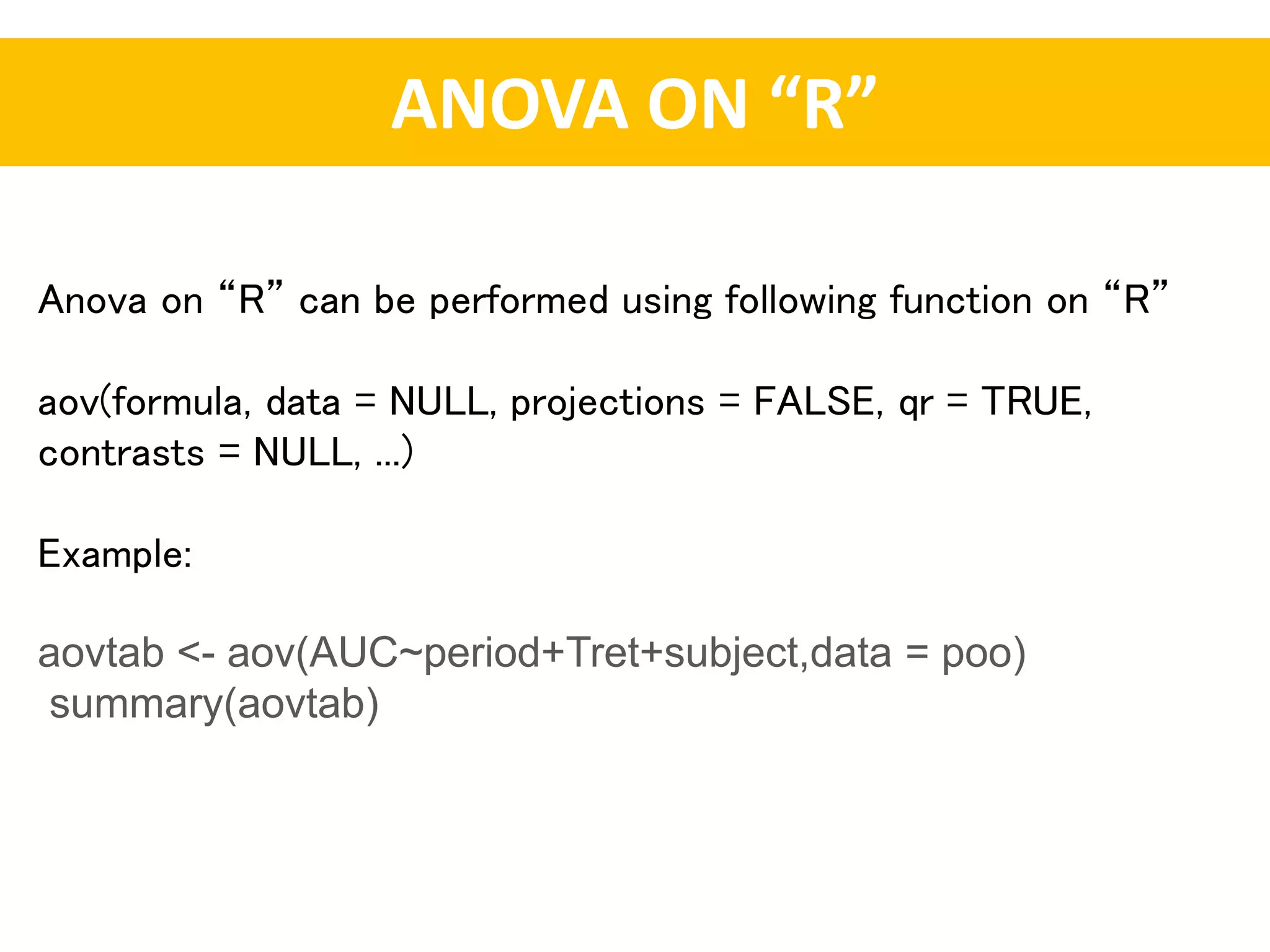 Bioequivalence studies : A statistical approach through "R" | PPTX