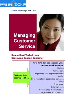 Standar Operasional Prosedur (SOP) Minimarket (Toko Retail Modern) | PDF