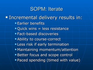 Service-Oriented Project Management (SOPM) | PPT | Business | Business and Finance