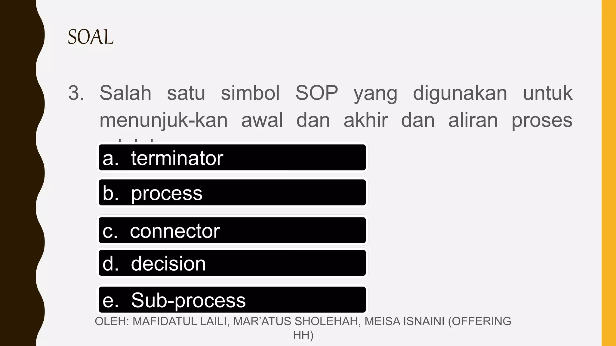 STANDART OPERATION PROCEDURE | PPTX