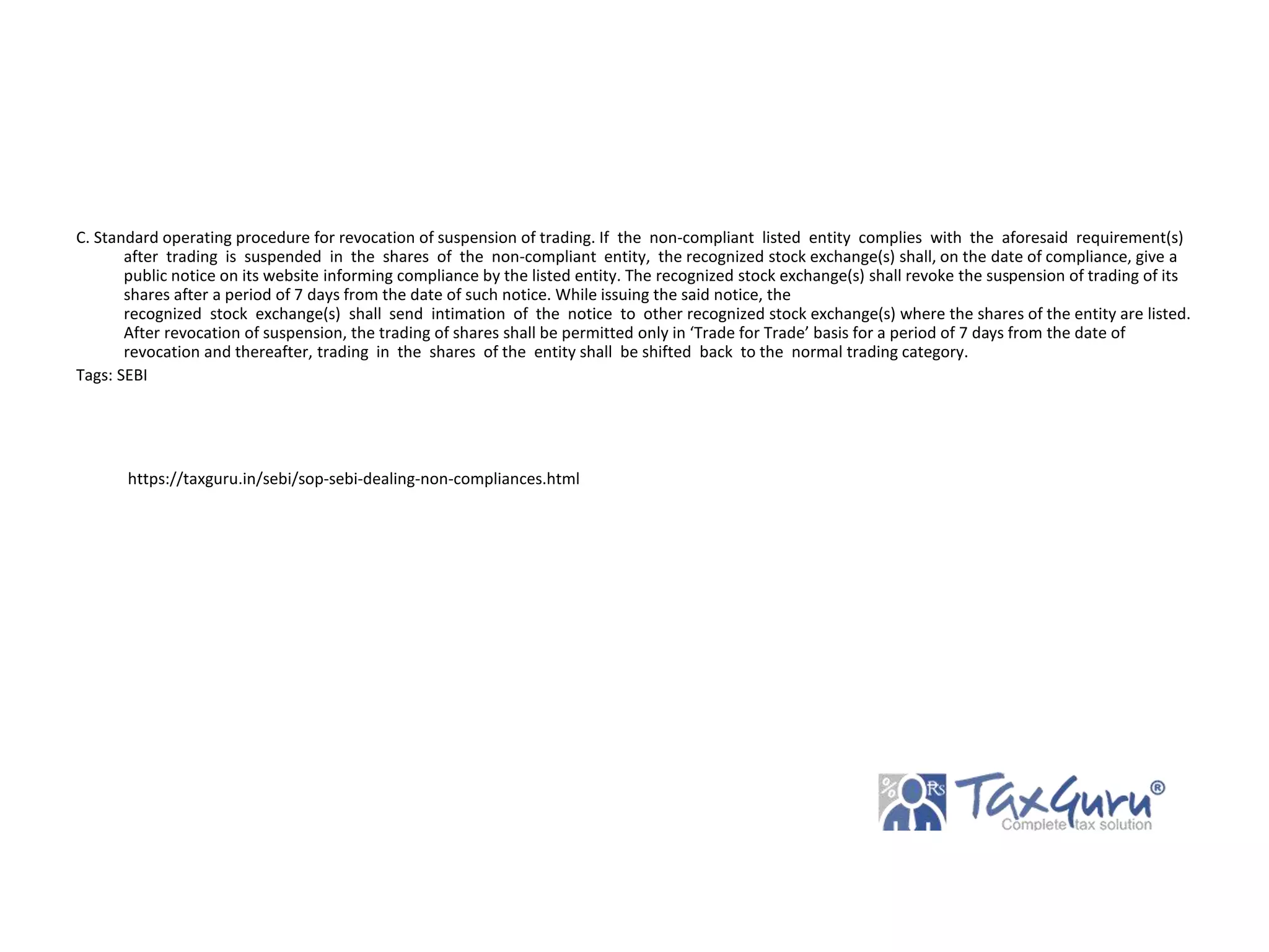 SOP of SEBI for dealing with non-compliances.pptx