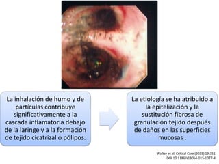 Soporte respiratorio en quemaduras por inhalación | PPTX