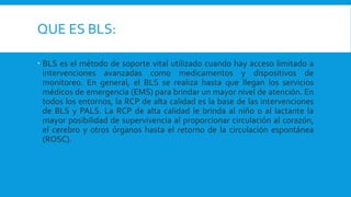 soporte vital basico en pediatria, en caso de emergencias | PPTX