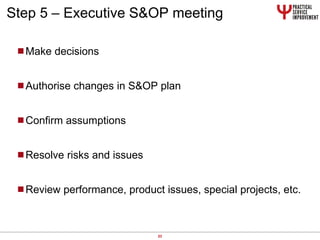 S&OP outline | PPTX