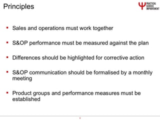 S&OP outline | PPTX