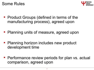 S&OP outline | PPTX