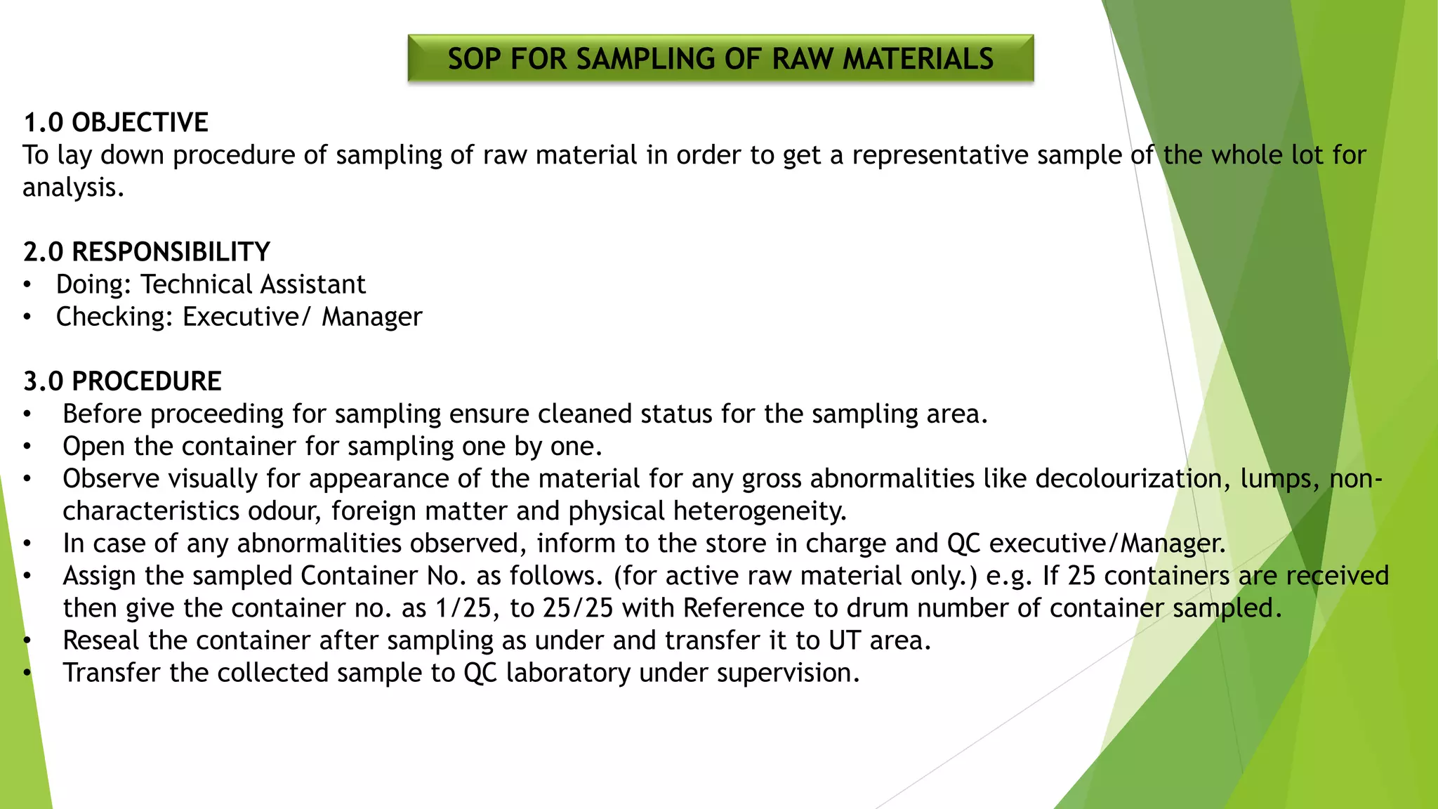 STANDARD OPERATING PROCEDURES FOR PARENTERAL DOSAGE FORM PREPARATION | PDF