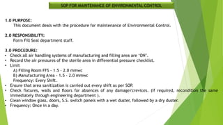 STANDARD OPERATING PROCEDURES FOR PARENTERAL DOSAGE FORM PREPARATION | PDF