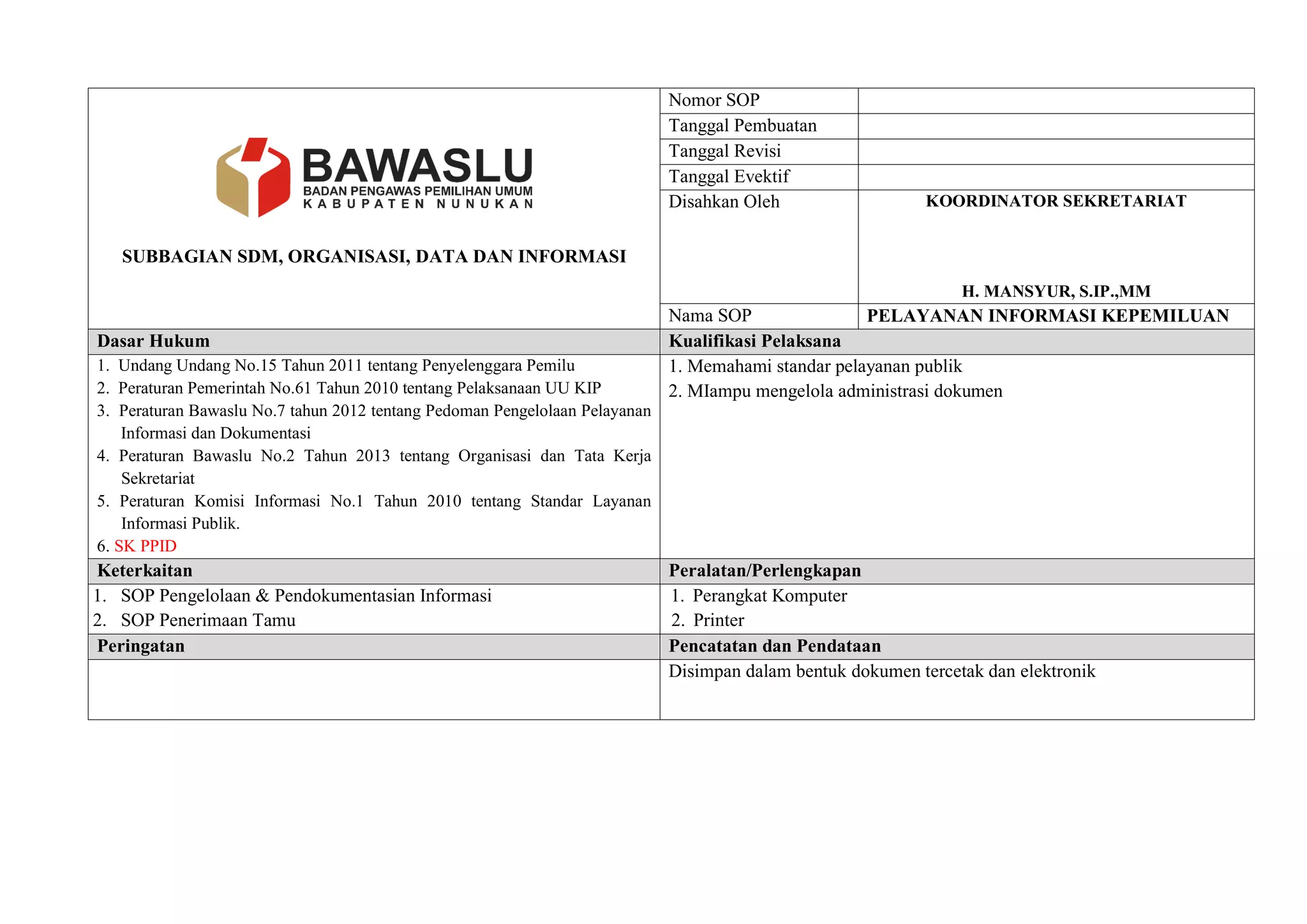 SOP Pelayanan Informasi Kepemiluan.pdf