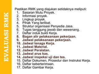 Pengawasan proyek | PPT