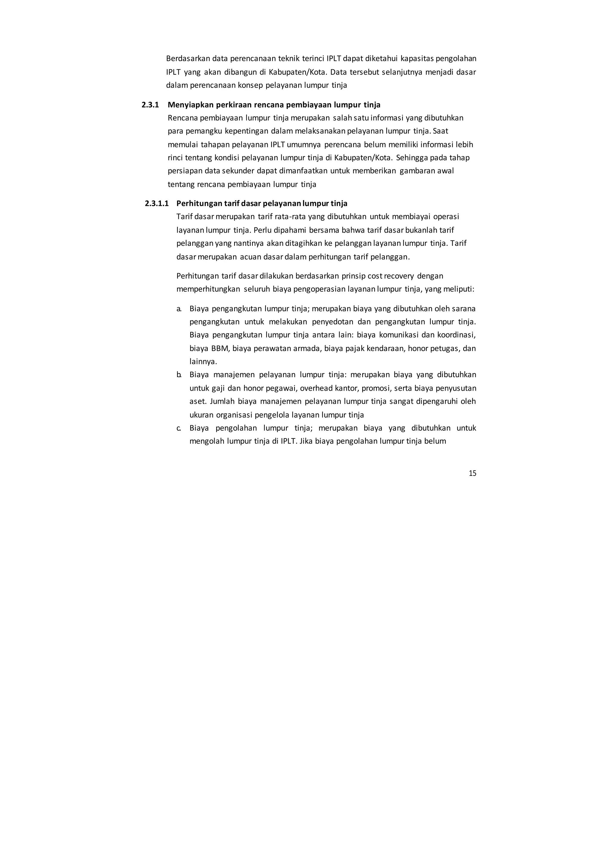 pengelolaan Lumpur tinja | DOCX