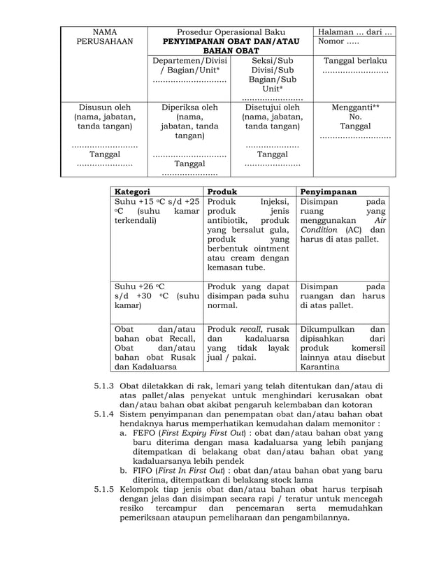 SOP Penyimpanan obat dan rak owwwwwwwwwwwwwwwwwwwwwwwwwwwwwwwwwbat | DOCX