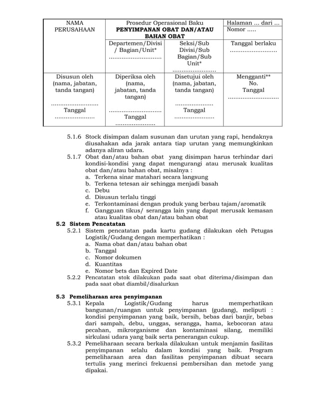 SOP Penyimpanan obat dan rak owwwwwwwwwwwwwwwwwwwwwwwwwwwwwwwwwbat | DOCX