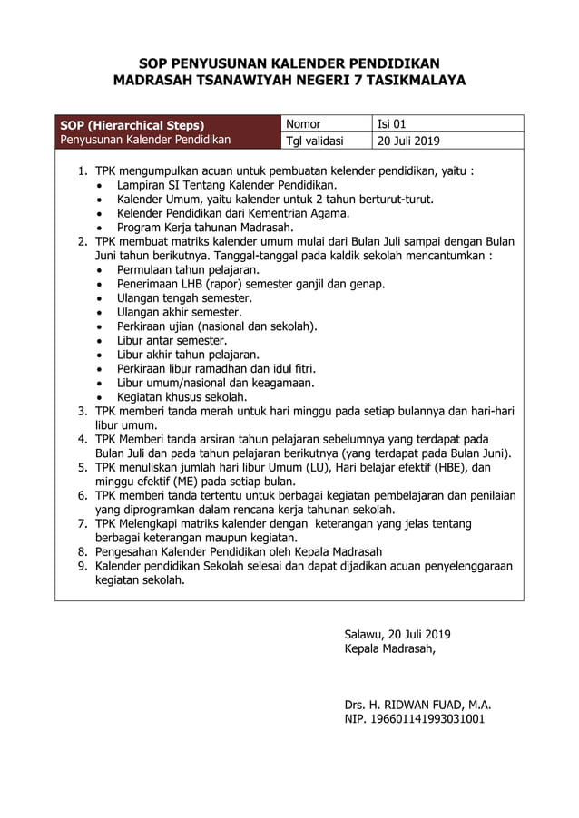 SOP PENYUSUNAN KALENDER PENDIDIKAN.docx