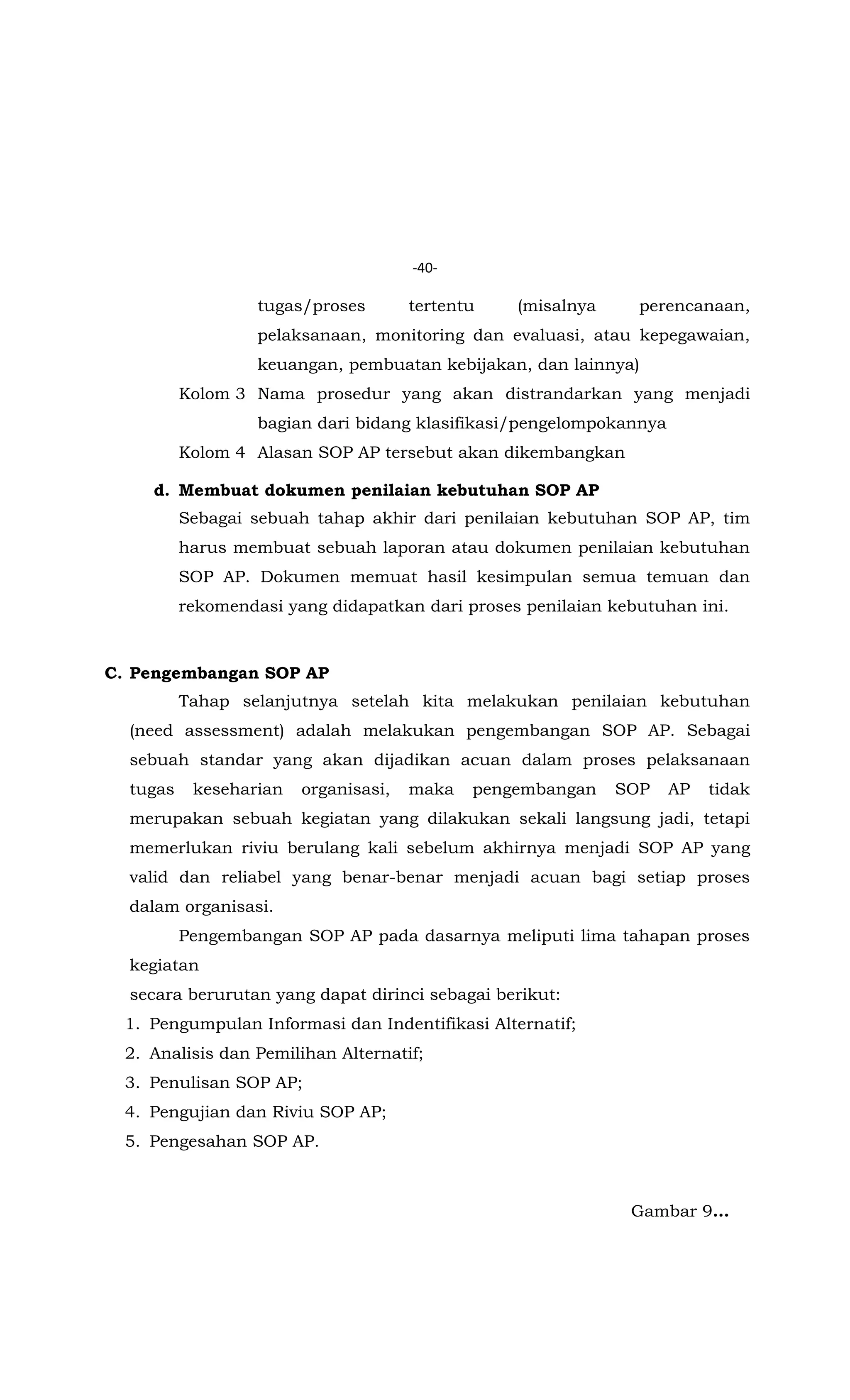 Sop permenpan 35 thn 2012 | PDF