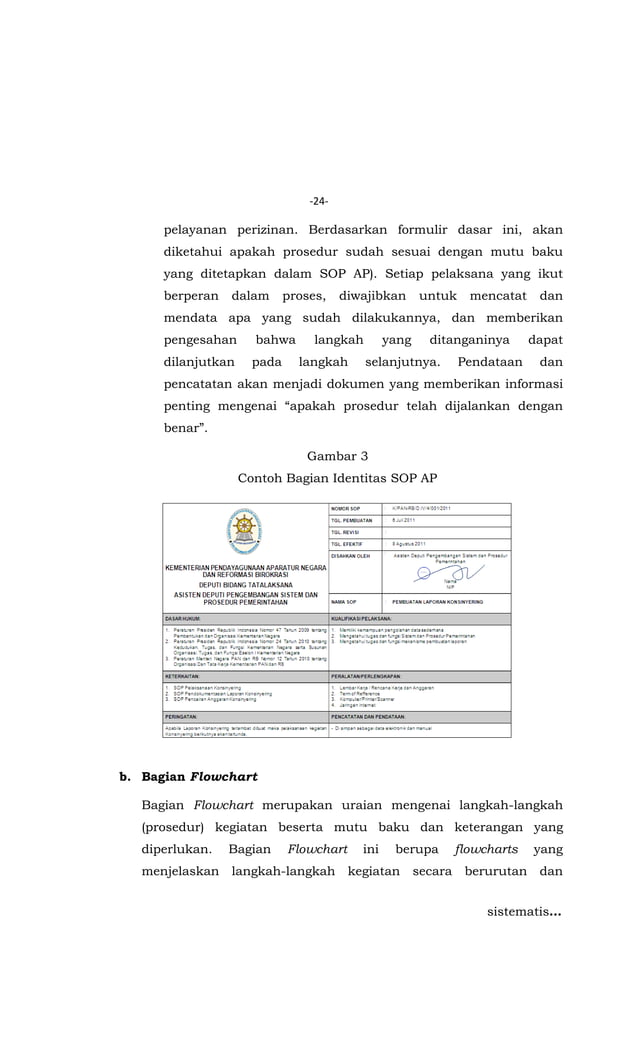 Sop permenpan 35 thn 2012 | PDF