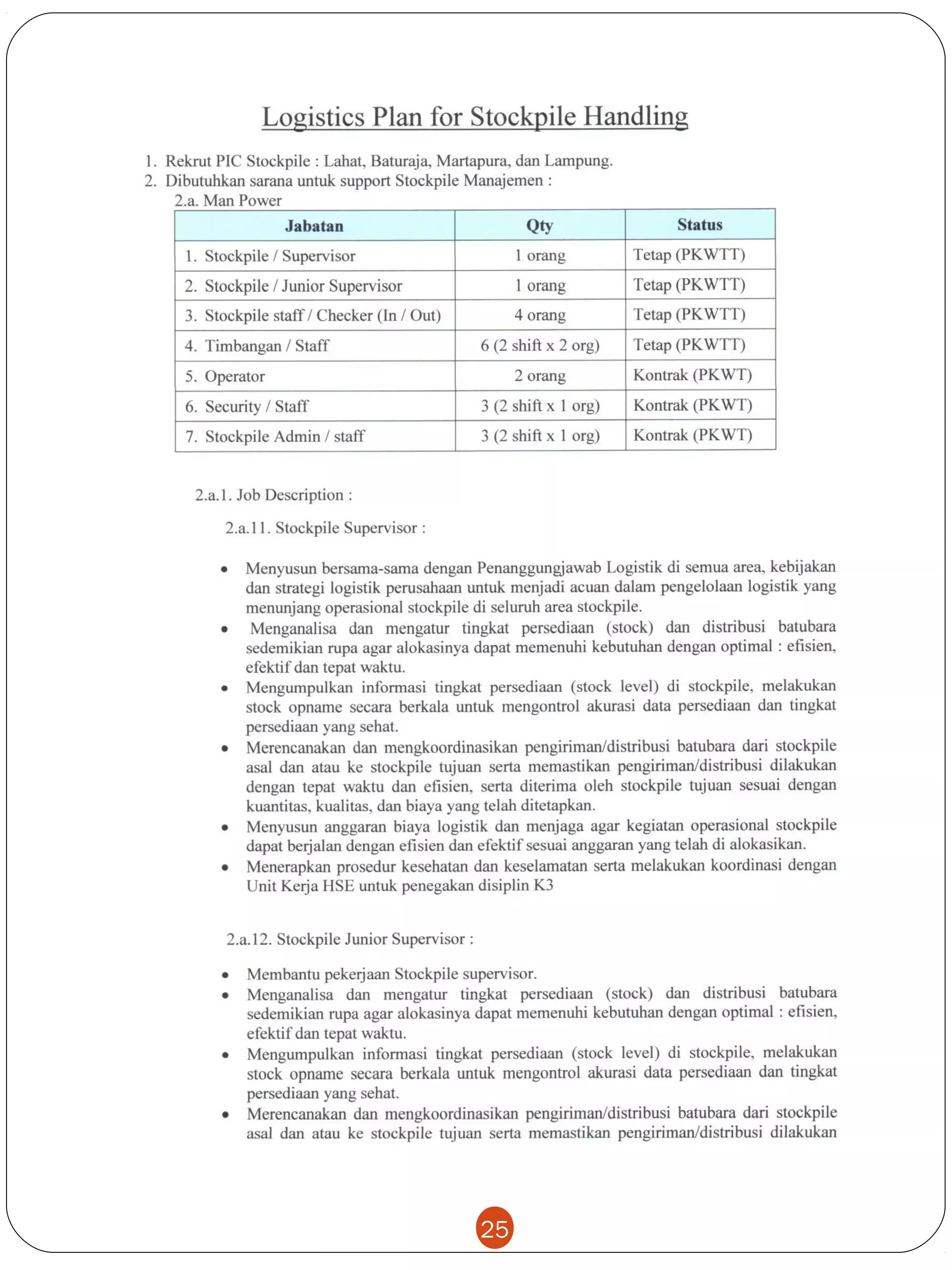 Sop & plan logistics final | PPT