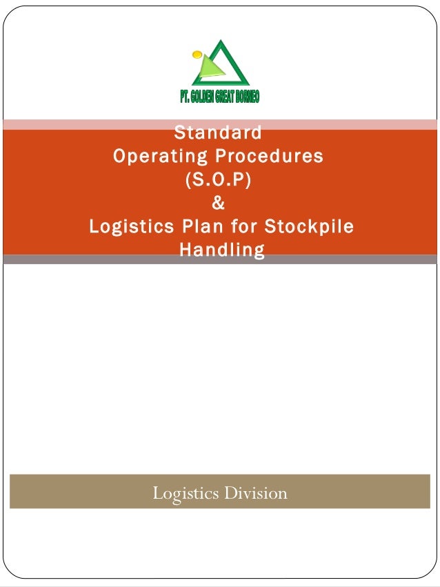 Sop Plan Logistics Final sop-plan-logistics-final