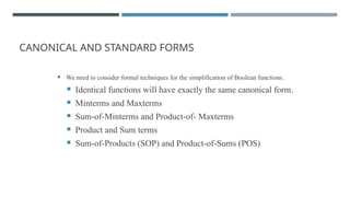 Boolean Expression in SOP, POS forms.pptx