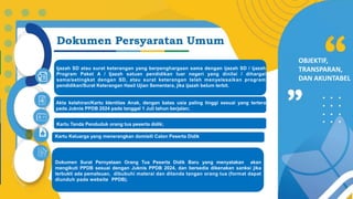 SOP berkaitan PPDB Tahun Pelajaran 2024/2025.pptx