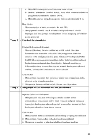 SOP PENYELENGGARAAN PEMETAAN PARTISIPATIF DAN PENGENDALIAN KUALITAS ...