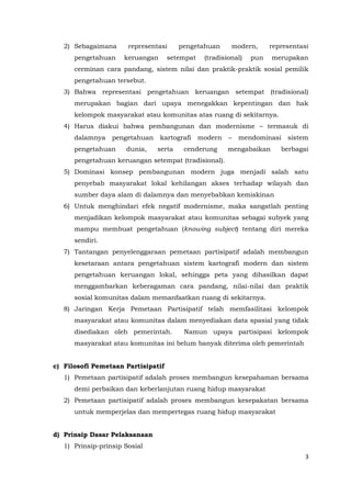 SOP PENYELENGGARAAN PEMETAAN PARTISIPATIF DAN PENGENDALIAN KUALITAS ...