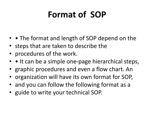 SOP PPT.pptx | Business and Finance