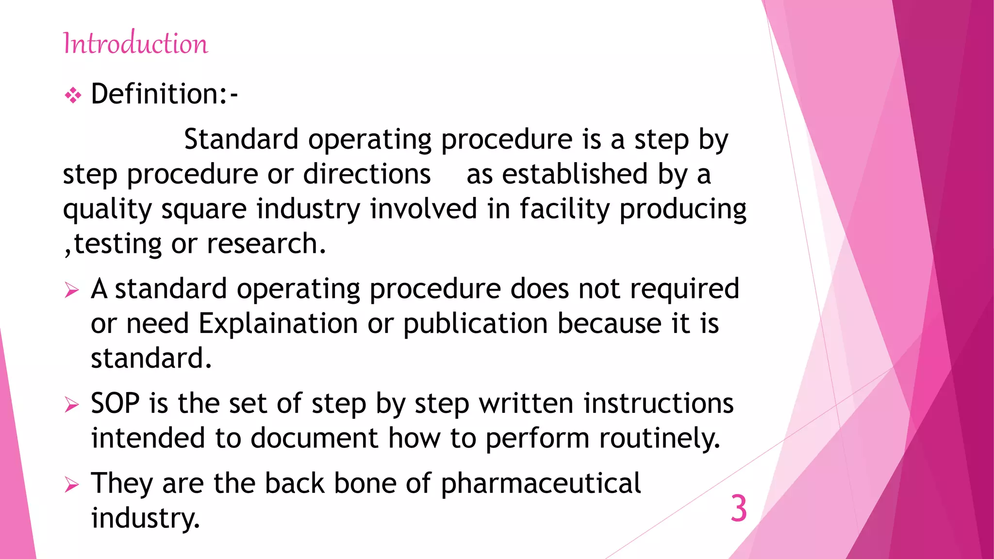Sop presentation | PPTX