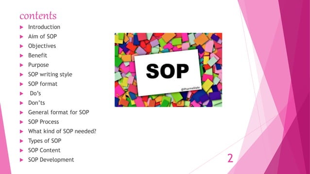 Sop presentation | PPTX