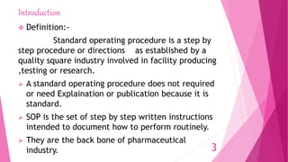 Sop presentation | PPTX