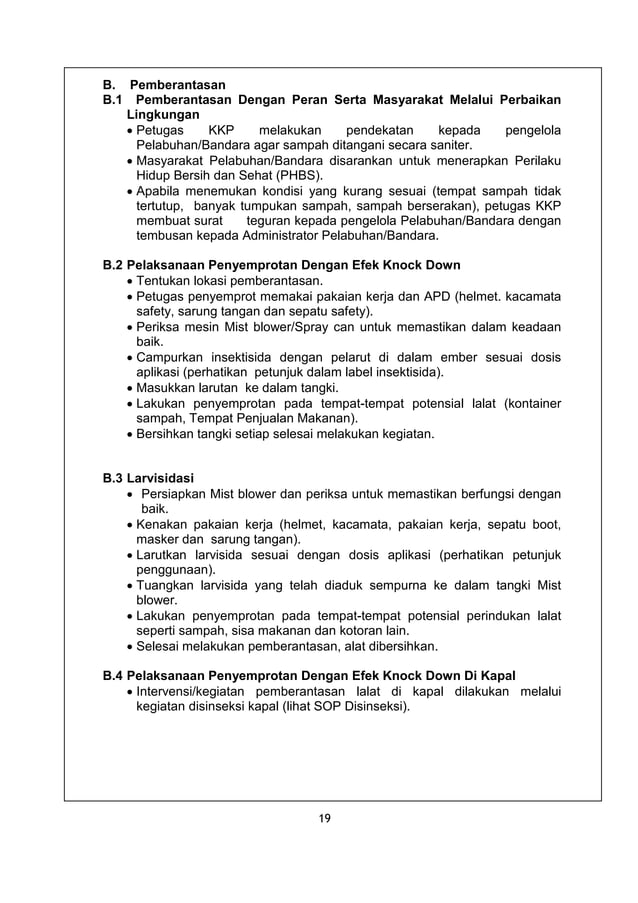 Sop prl kkp | PDF