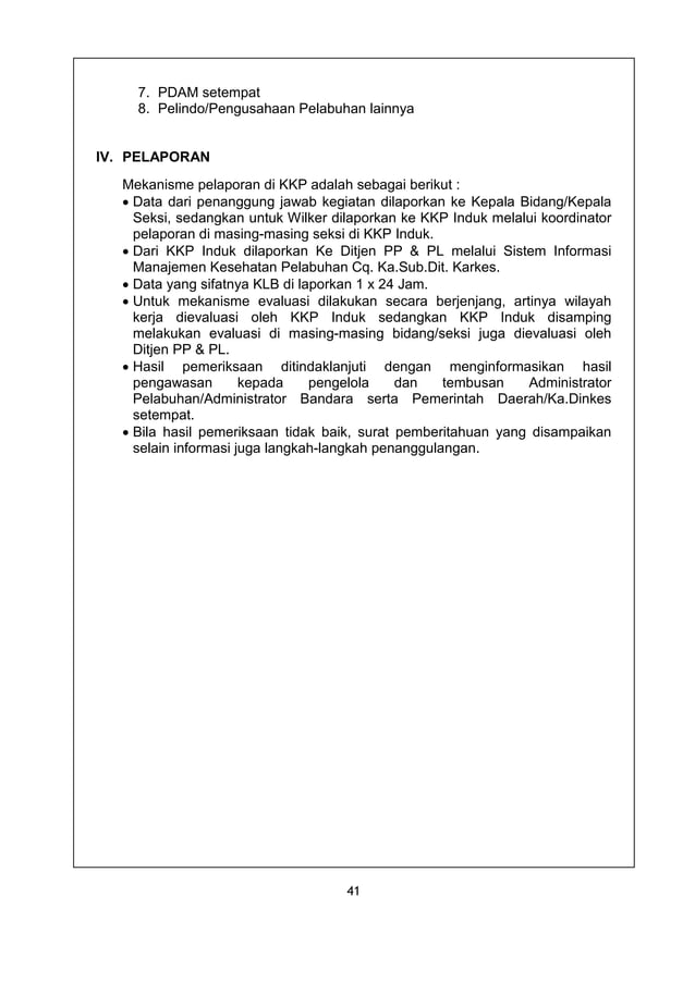 Sop prl kkp | PDF