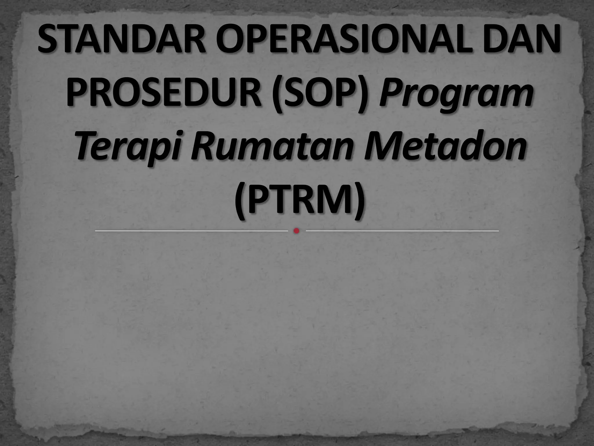 SOP PTRM Indonesia | PDF