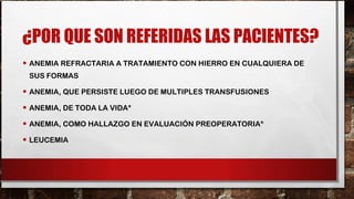 Anemia y Sindrome Metabolico | PPT
