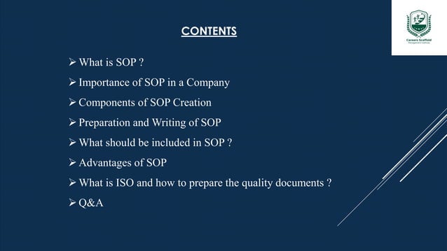 SOP & Quality Documents Creation - CSMI.pdf