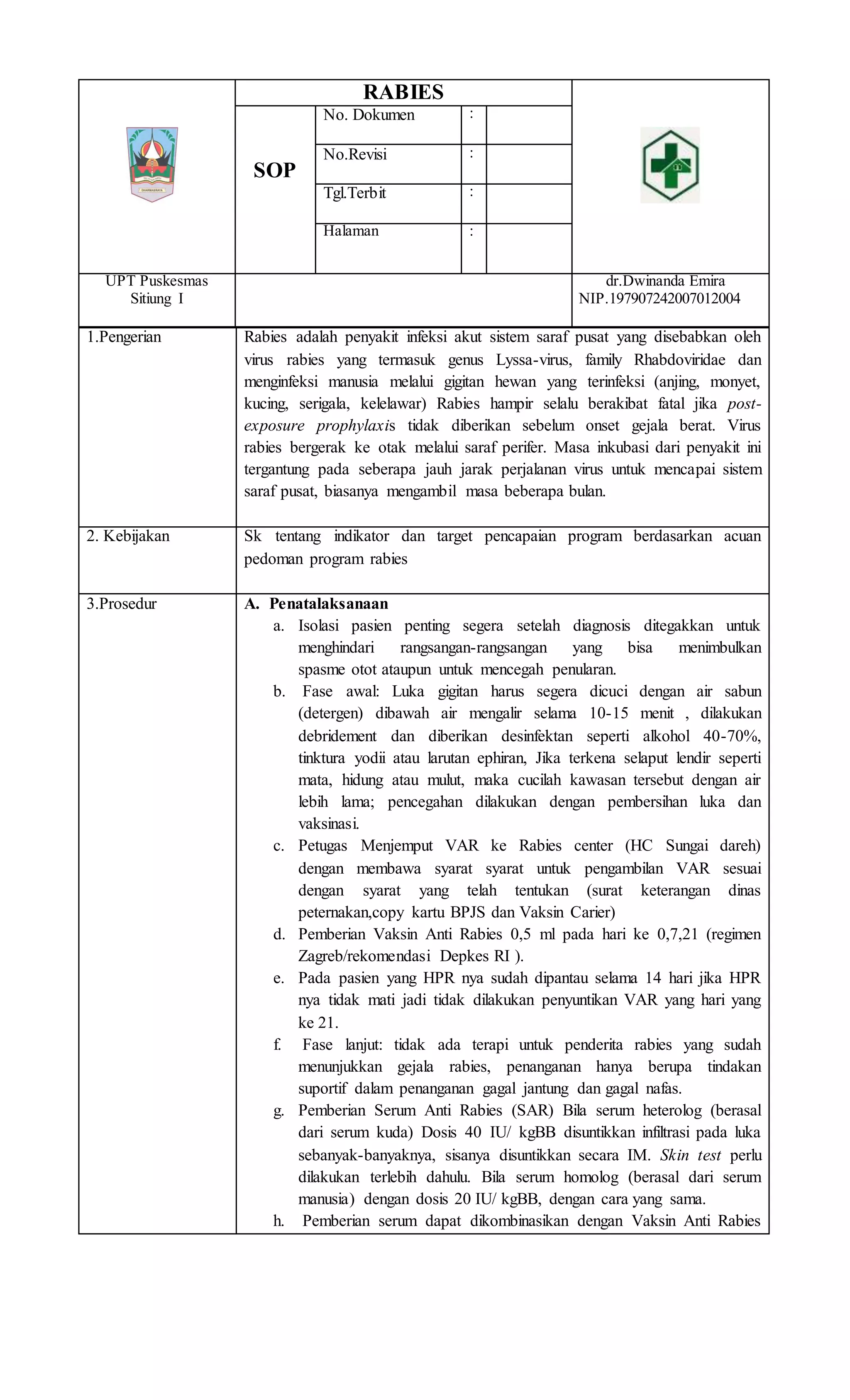 SOP RABIES.docx