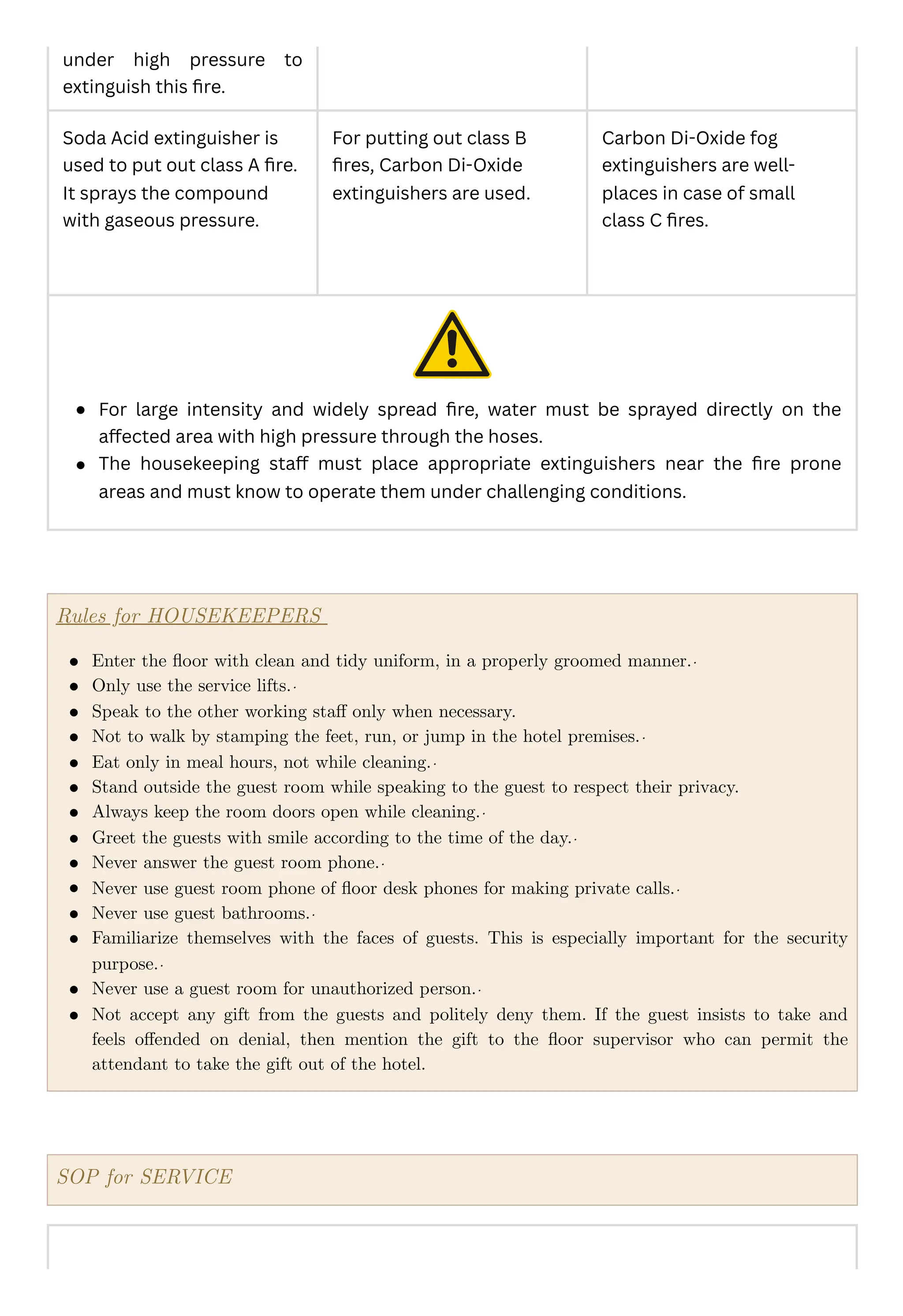 STANDARD OPERATING PROCEEDURES OF HOTEL INDUSTRY,VILLAS .pdf