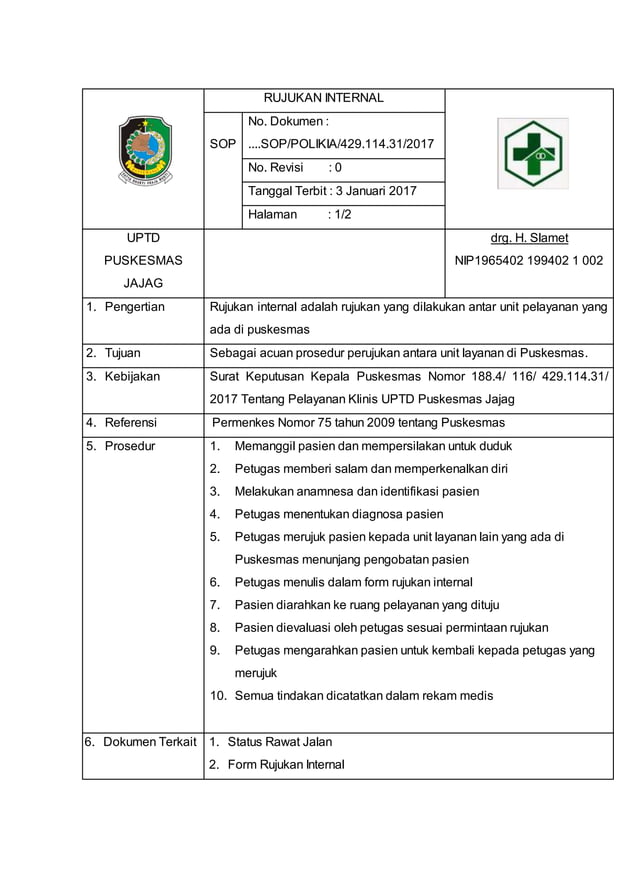 SOP RUJUKAN INTERNAL.doc