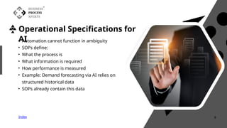 SOPs and AI Readiness: Building the Future of Smart Enterprises | PPTX
