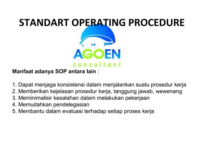 Sop Slide | PPT