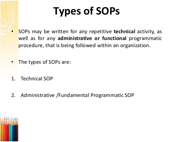What is the meaning of sop - senpana