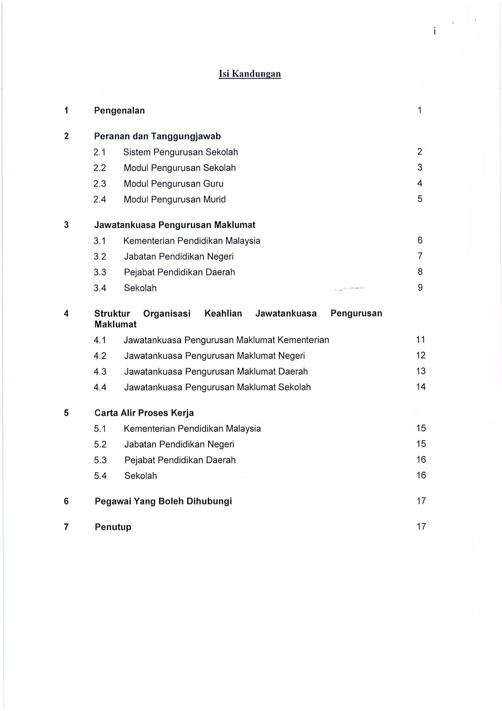 PROSEDUR OPERASI STANDARD SISTEM PENGURUSAN SEKOLAH | PDF