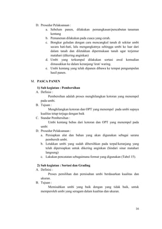 Sop tanaman kentang | PDF