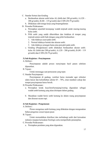 Sop tanaman kentang | PDF