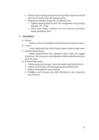 Sop tanaman kentang | PDF