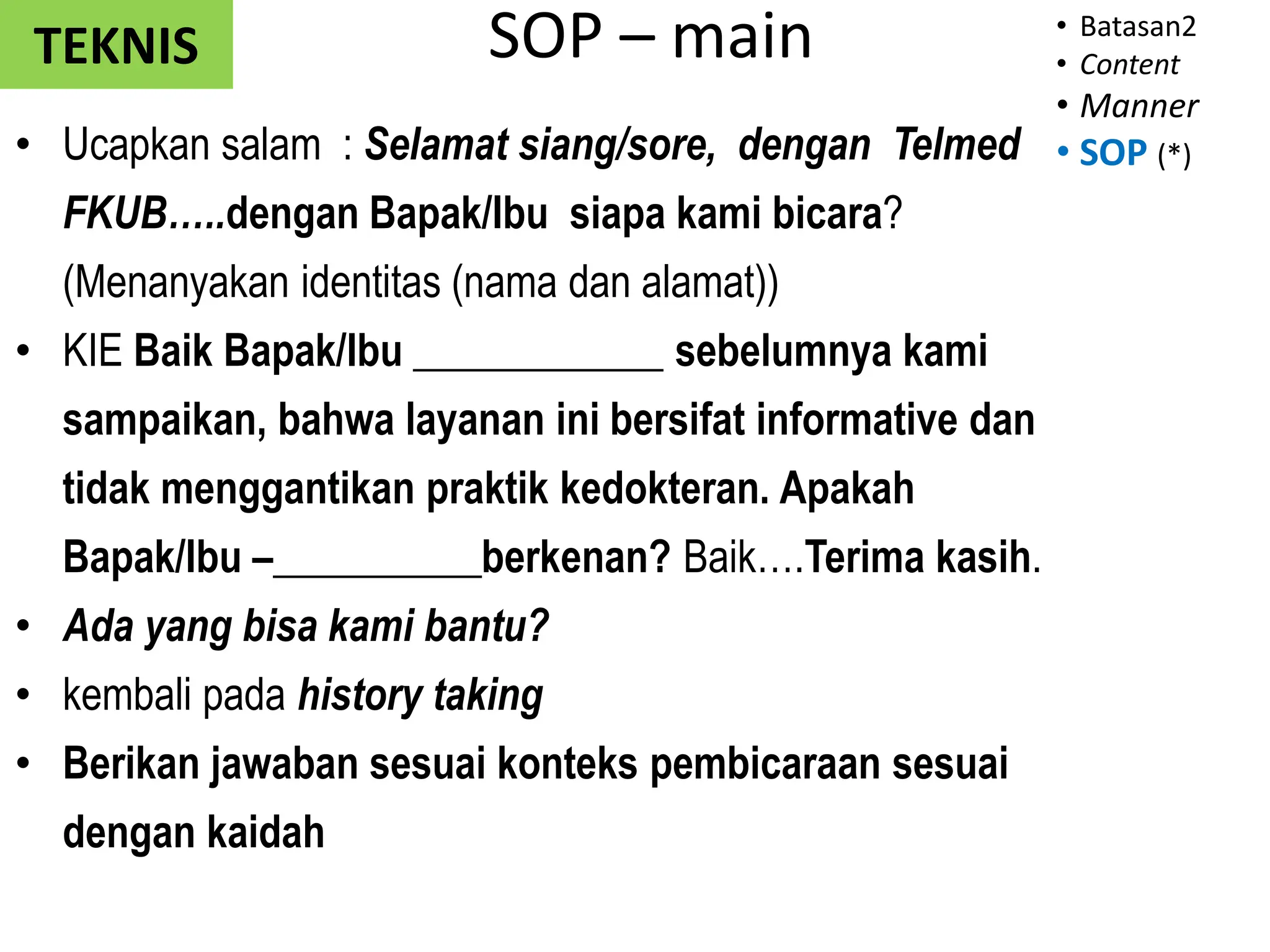 SOP telekonsultasi.pdf, health, promotion | PDF