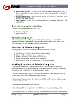 Sop (textile finishing) | PDF