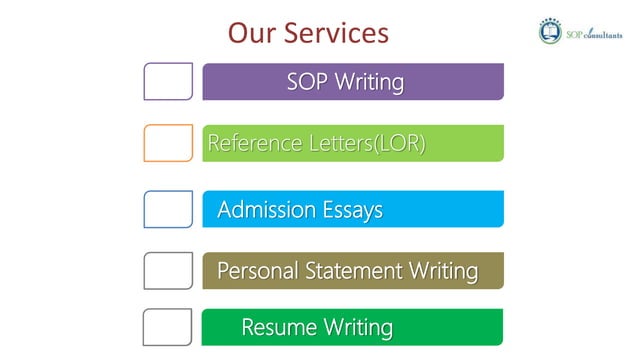SOP tips - Tips to write a good SOP | PPT