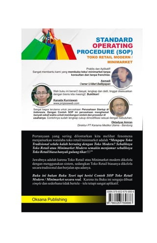 SOP TOKO MODERN / MINIMARKET | PDF